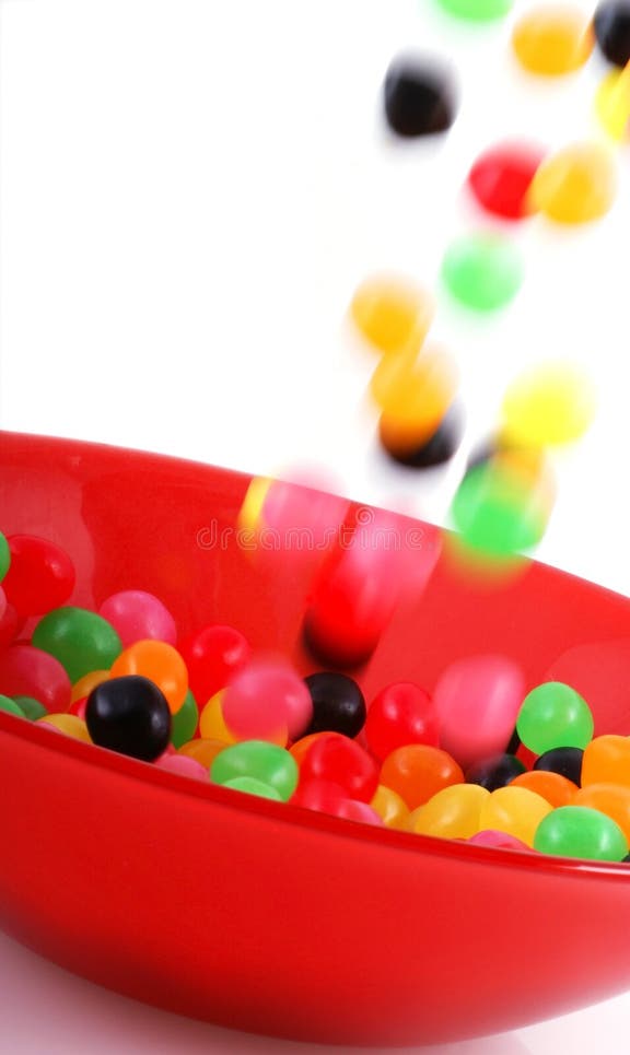 Falling candy. stock photo. Image of black, bean, stack - 7899606