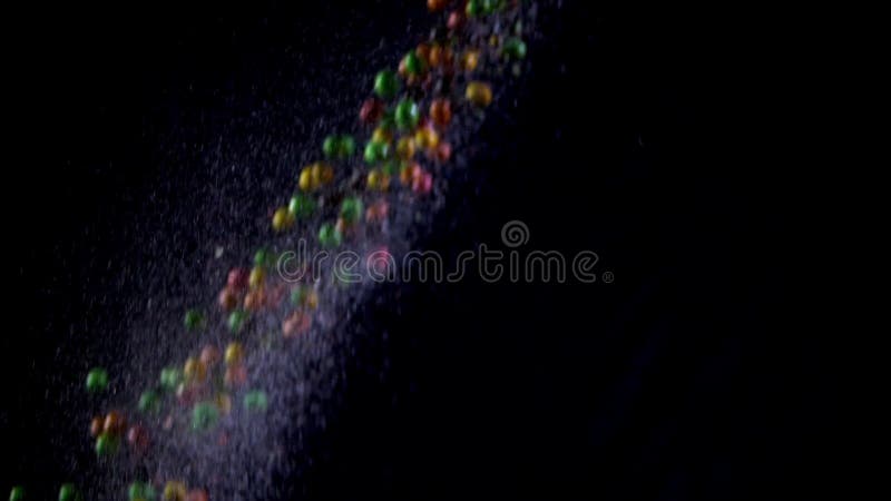 Falling Candy for Halloween Day Animated Stock Video - Video of candle ...