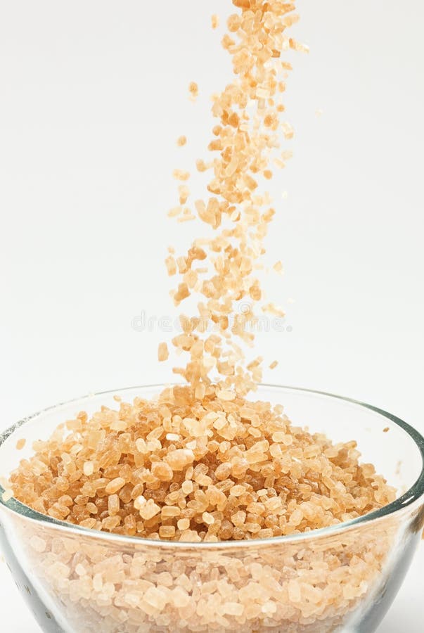 Cane sugar coarse-grained stock image. Image of large - 13624593