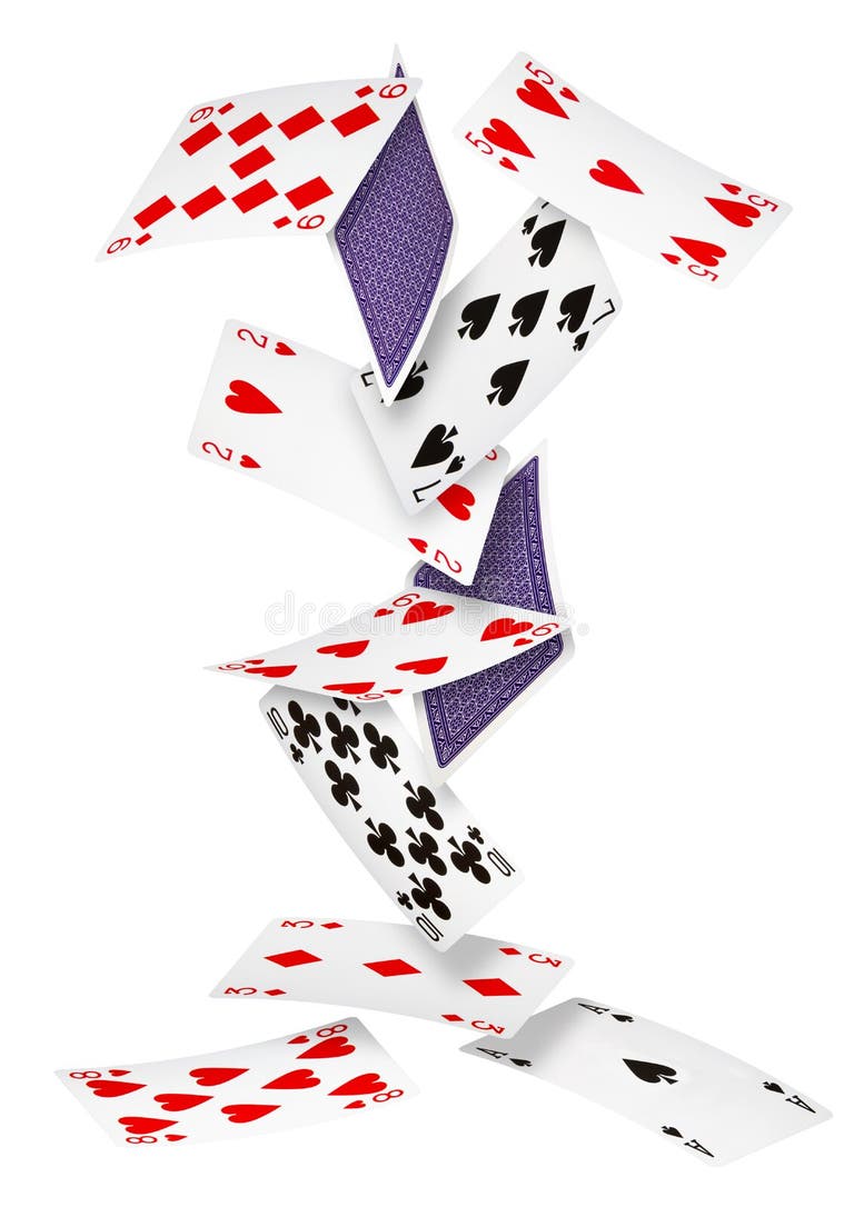 Playing Cards Falling Down Stock Photos - Free & Royalty-Free Stock ...
