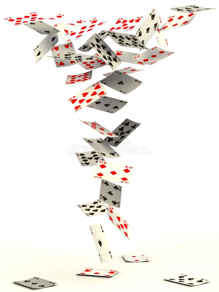 Falling Playing Cards Background Stock Illustrations – 500 Falling ...