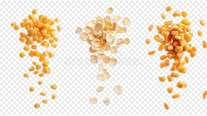 Falling Cereals in the Mid Air Stock Photo - Illustration of meal, food ...