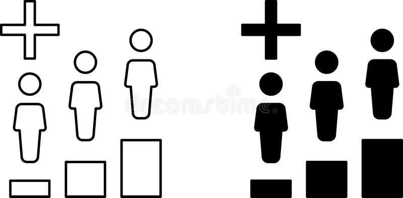 Population Growth Icon, Increase Social Development, Global Demography ...
