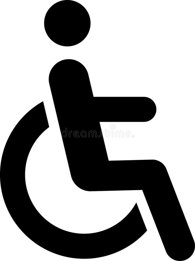 Handicapped Sign Icon Vector Symbol. Handicap Parking Sign Stock ...