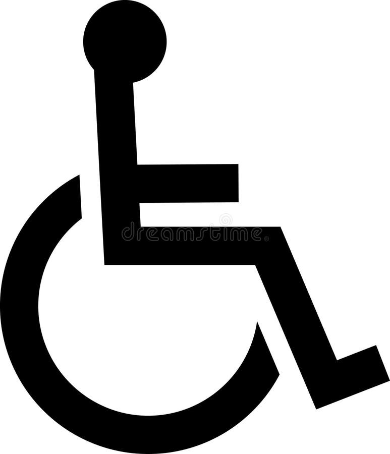 Handicapped Sign Icon Vector Symbol. Handicap Parking Sign Stock ...