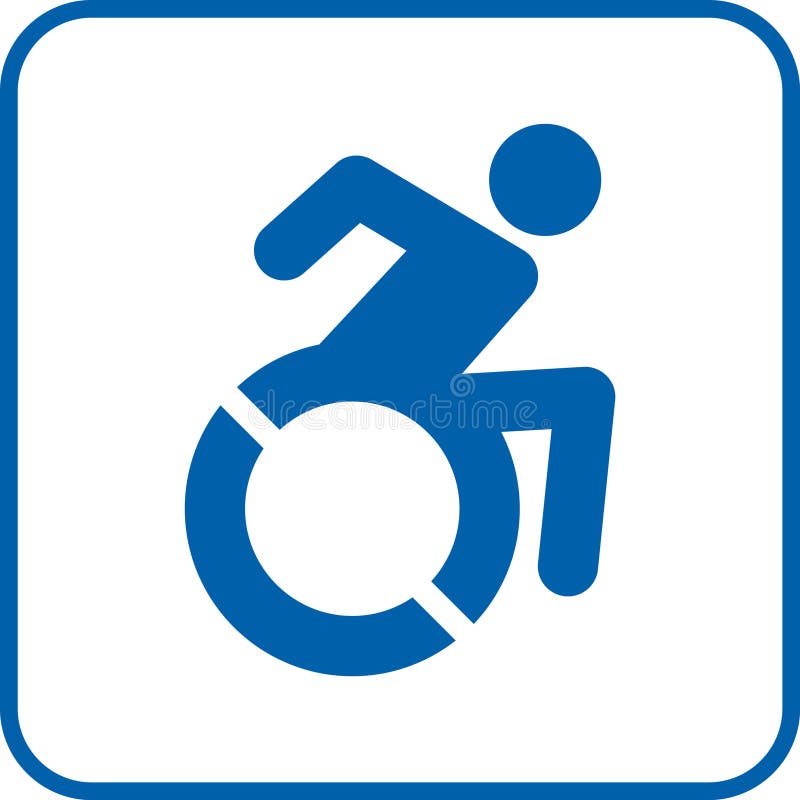 Handicapped Sign Icon Vector Symbol. Handicap Parking Sign Stock Vector ...