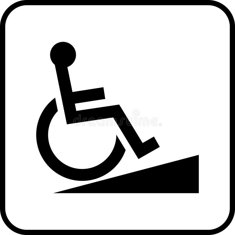 Handicapped Sign Icon Vector Symbol. Handicap Parking Sign Stock ...