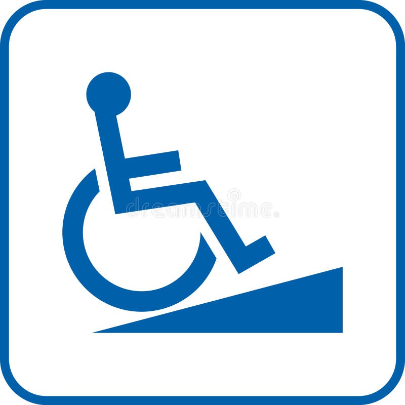 Handicapped Sign Icon Vector Symbol. Handicap Parking Sign Stock ...