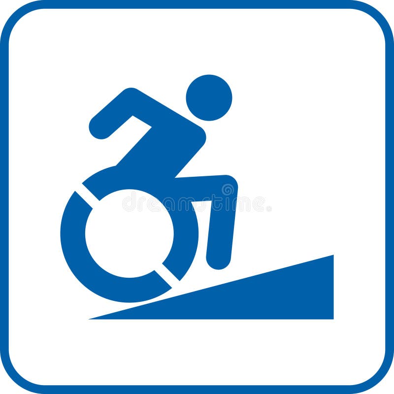 Handicapped Sign Icon Vector Symbol. Handicap Parking Sign Stock ...