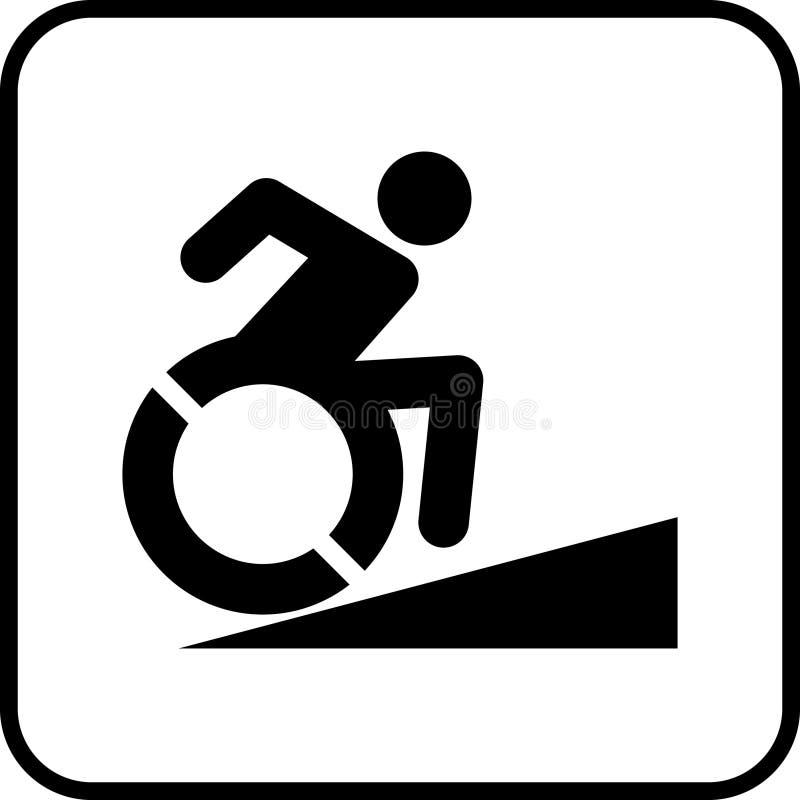 Handicapped Sign Icon Vector Symbol. Handicap Parking Sign Stock ...