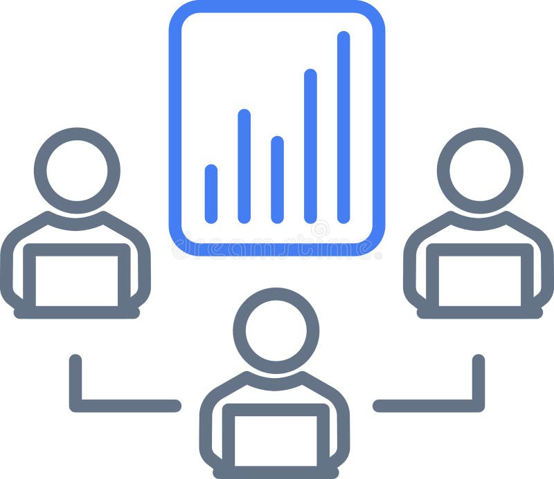 People Group Icon Set Team Worker User. Employee People Group Icon Team ...