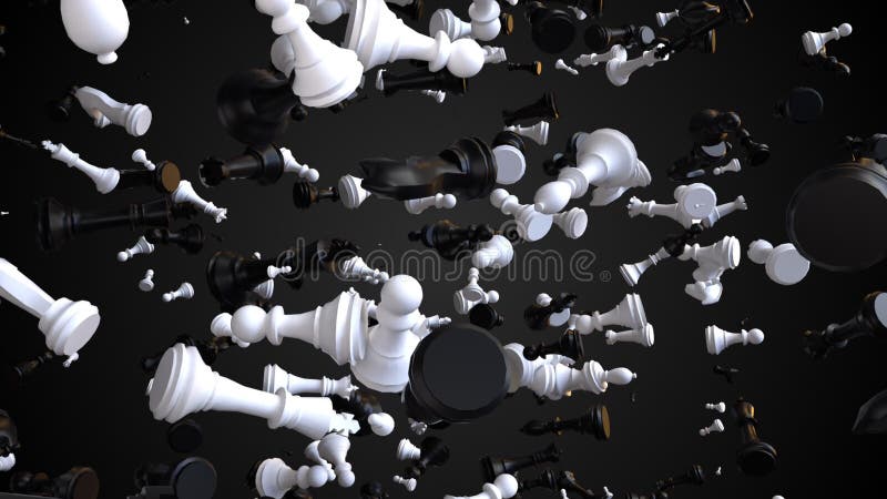 Falling chess stock footage. Video of competition, crack - 244443512