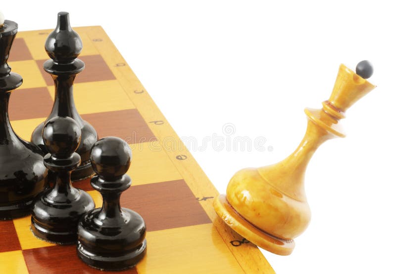Falling chess queen stock image. Image of falling, victory - 8216591