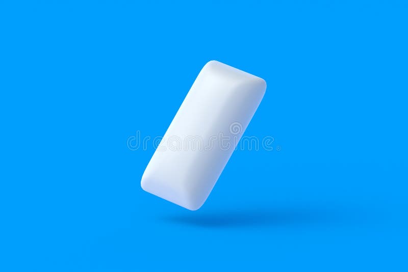 Falling Chewing Gum. Mint Bubblegum Stock Illustration - Illustration ...