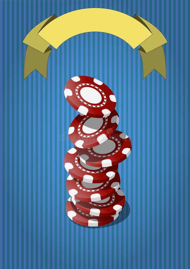 Falling chips stock illustration. Illustration of gambling - 51942146