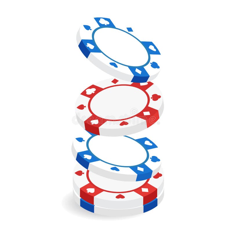 Falling Chips Vector. Vector Illustration Stock Vector - Illustration ...