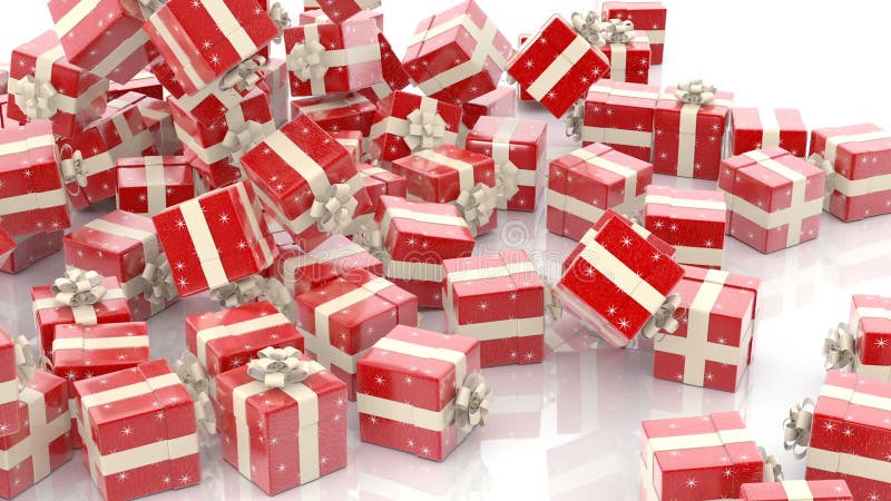 Falling Christmas Gift Boxes Stock Video - Video of movement, frosty ...