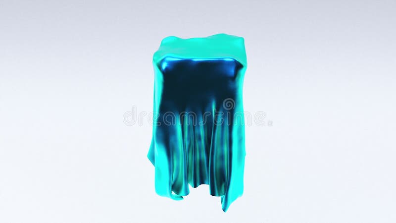 Falling cloth stock illustration. Illustration of exhibit - 269650999