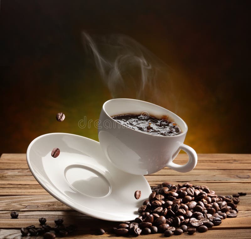 Falling coffee stock image. Image of caffeine, beverage - 178005