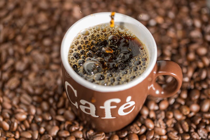 Coffee Drops Splash Stock Photos - Download 411 Royalty Free Photos