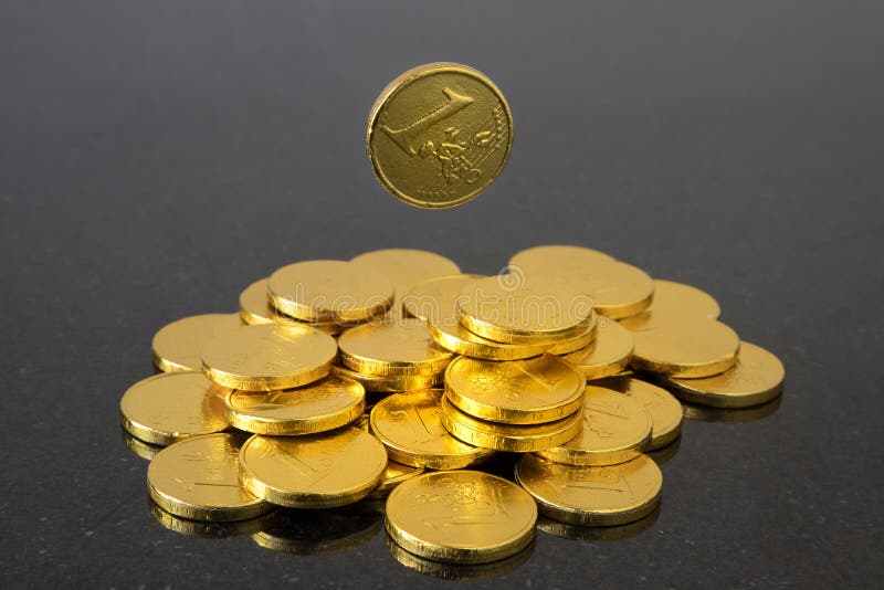 Falling coin stock photo. Image of cash, thai, thailand - 19136546