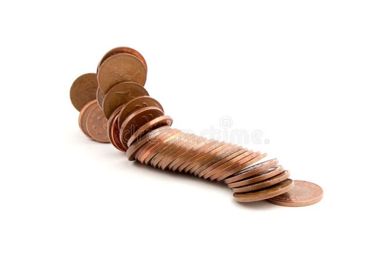 Falling Coins stock photo. Image of penny, copper, finance - 12562810