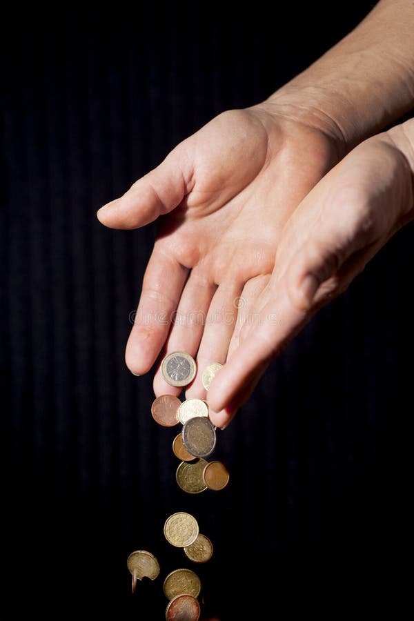 Human Hand Pouring Coins Stock Photos - Free & Royalty-Free Stock ...