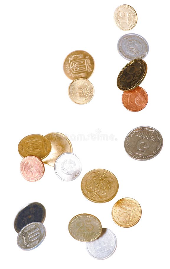 Falling coins stock photo. Image of bank, penny, financial - 7369154