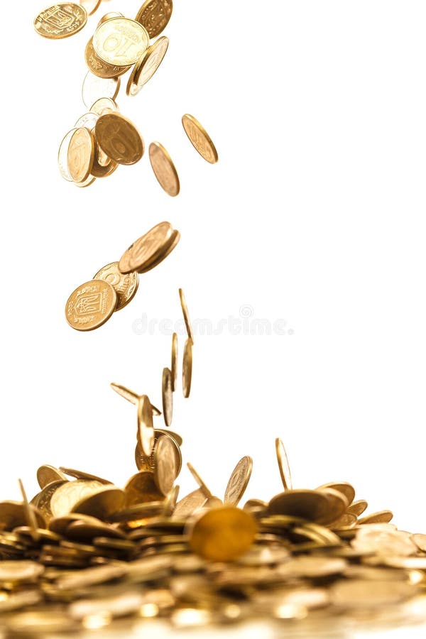 Falling coins stock photo. Image of finances, money, currency - 35700956