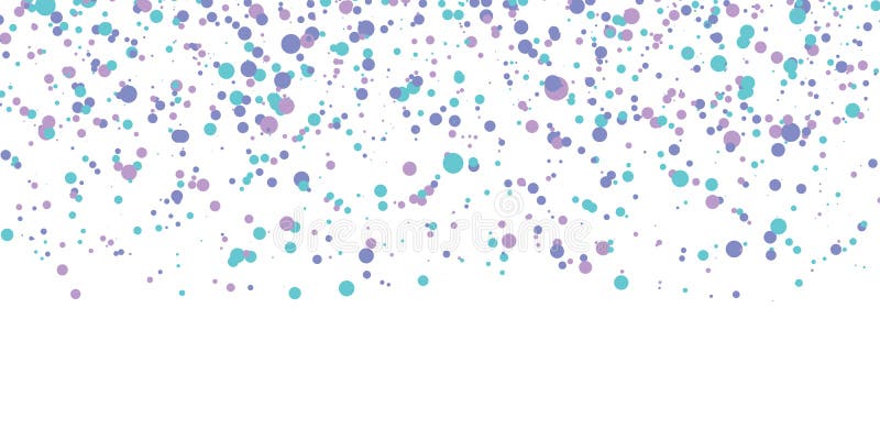 Falling Color Dots. Fun Background. Vector. Stock Vector - Illustration ...