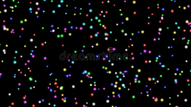 Falling Colour Particles with Night Background Stock Video - Video of ...