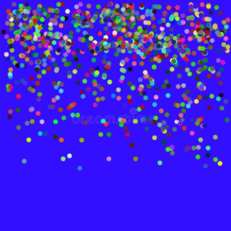 Blue Confetti stock vector. Illustration of paper, carnival - 59033026