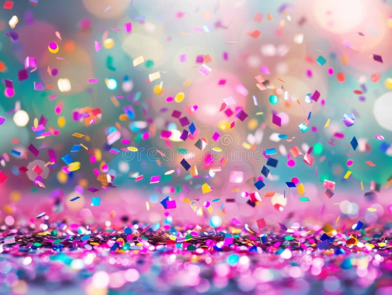 Rainbow Confetti Falling Stock Illustrations – 14,119 Rainbow Confetti ...