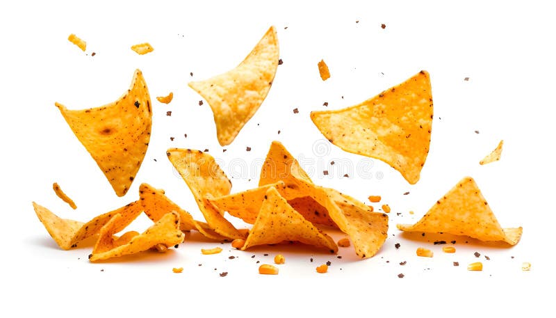 Nachos Isolated Coloring Page for Kids Stock Vector - Illustration of ...