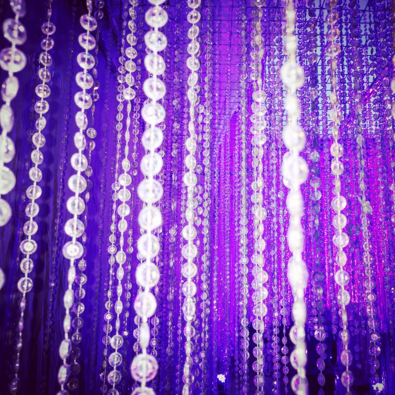 Falling crystals stock photo. Image of purple, decorations - 76739302