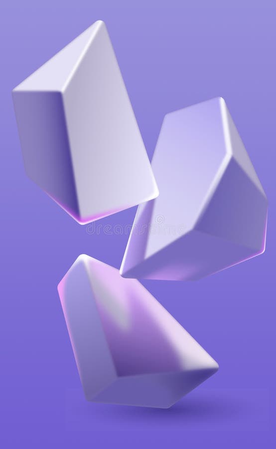 Falling cubes 3D. stock illustration. Illustration of design - 285888243