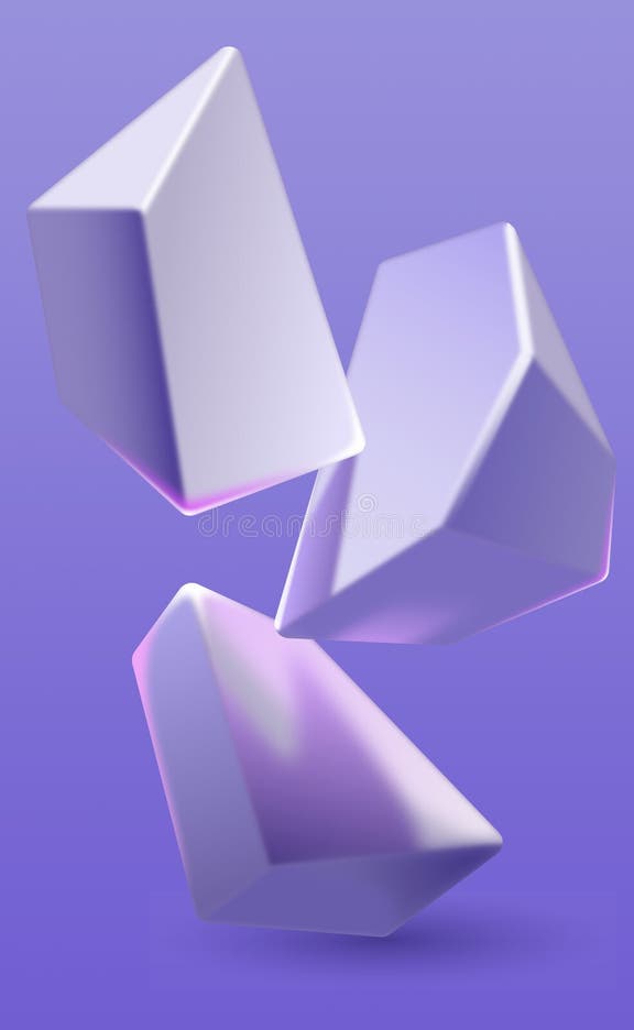 Falling cubes 3D. stock illustration. Illustration of design - 285888243