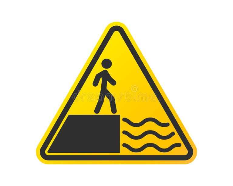 Falling Man Caution Sign Stock Illustrations – 967 Falling Man Caution ...