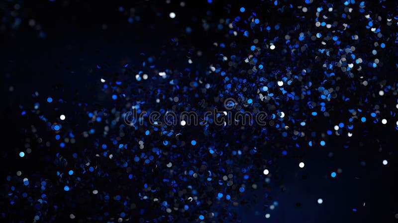 Falling dark blue confetti stock illustration. Illustration of shot ...
