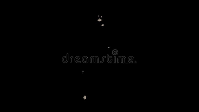 Falling Debris Particles with Dark Background Stock Video - Video of ...