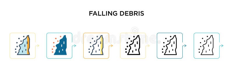 Falling Debris Stock Illustrations – 929 Falling Debris Stock ...