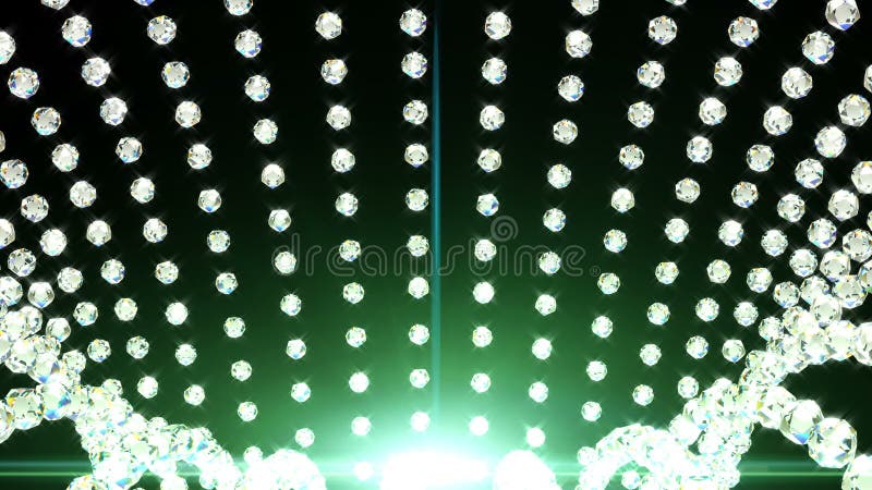 Falling Diamonds Beautiful Background. Seamless Looped Stock Footage ...