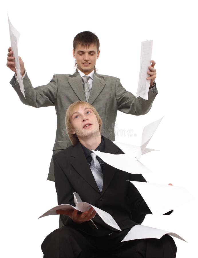 Falling documents stock image. Image of work, young, decision - 6994641