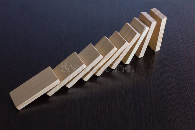Falling domino_02 stock image. Image of infill, background - 140193351