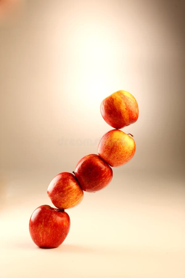 Falling down stock image. Image of apple, tower, still - 16772595