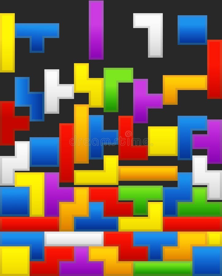 Falling Down Colour Blocks Stock Illustrations – 1 Falling Down Colour ...