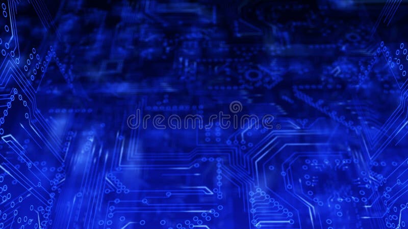 Falling Down into Electric Scheme Circuit.Techno Connection. Stock ...