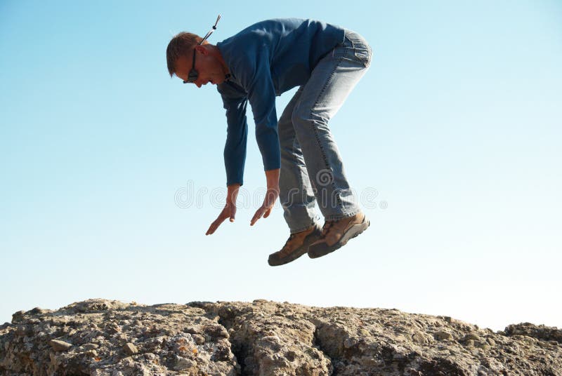 Falling down man stock image. Image of extreme, active - 13170973