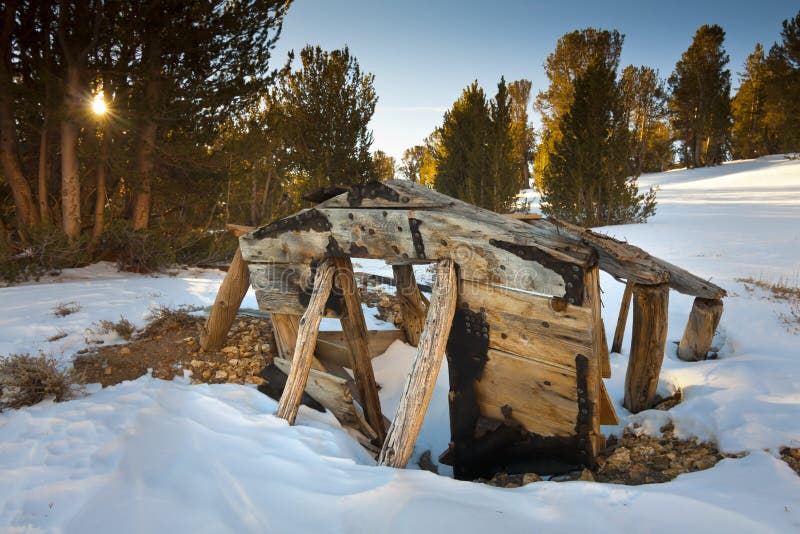 Falling Down Old West Cabin Stock Image - Image of home, cabin: 28276449