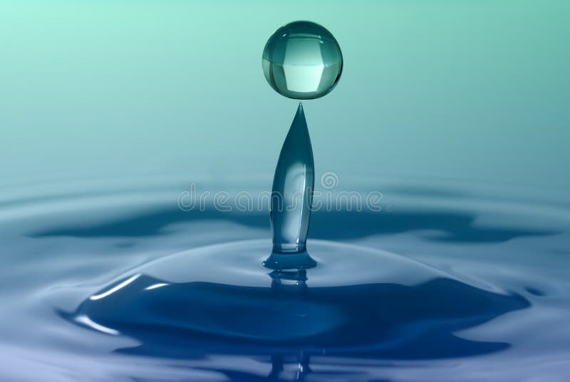 Falling drop of water stock photo. Image of transparent - 143849108